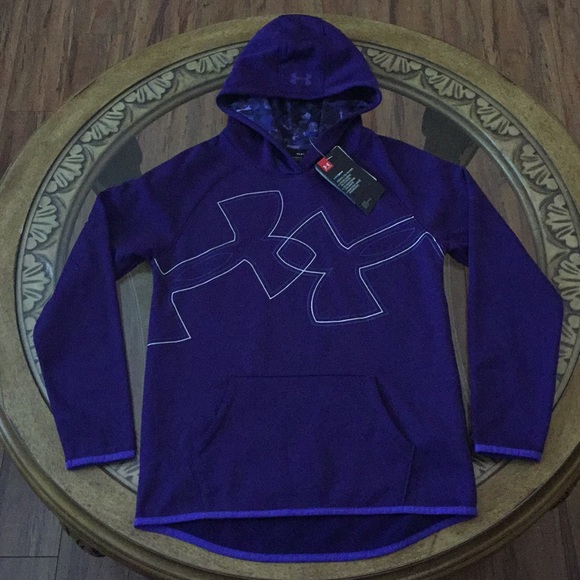 Under Armour | Shirts & Tops | Under Armour Cold Gear Yl Girls Hoodie ...